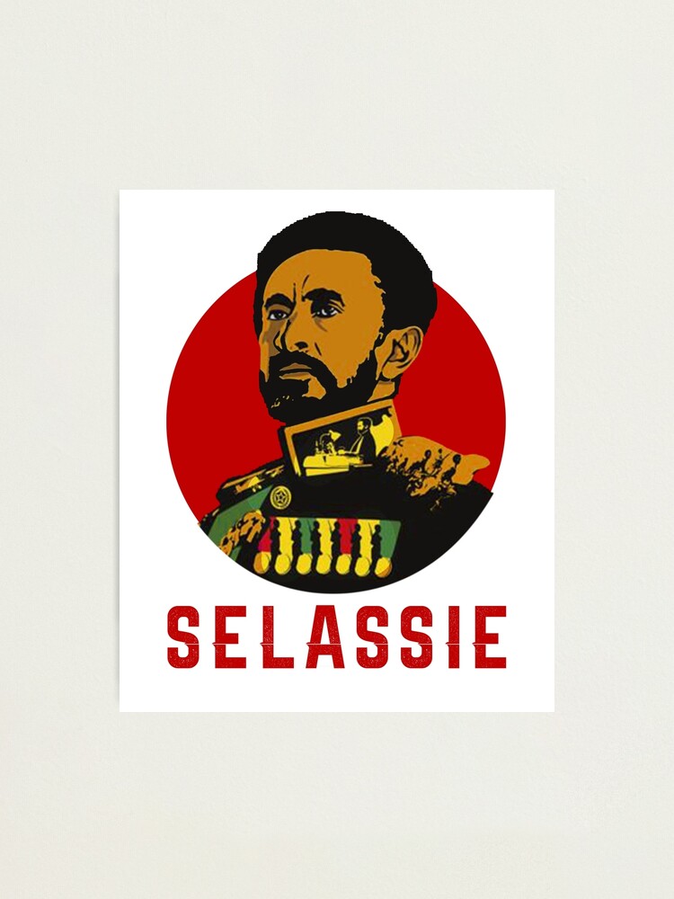 "Emperor Haile Selassie" Photographic Print for Sale by NabilJamal ...