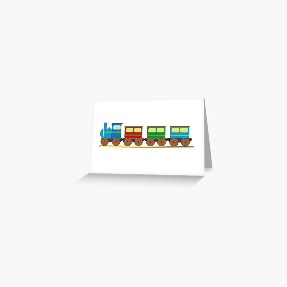 "Train for kids Railway trains" Greeting Card by IDesign23 | Redbubble