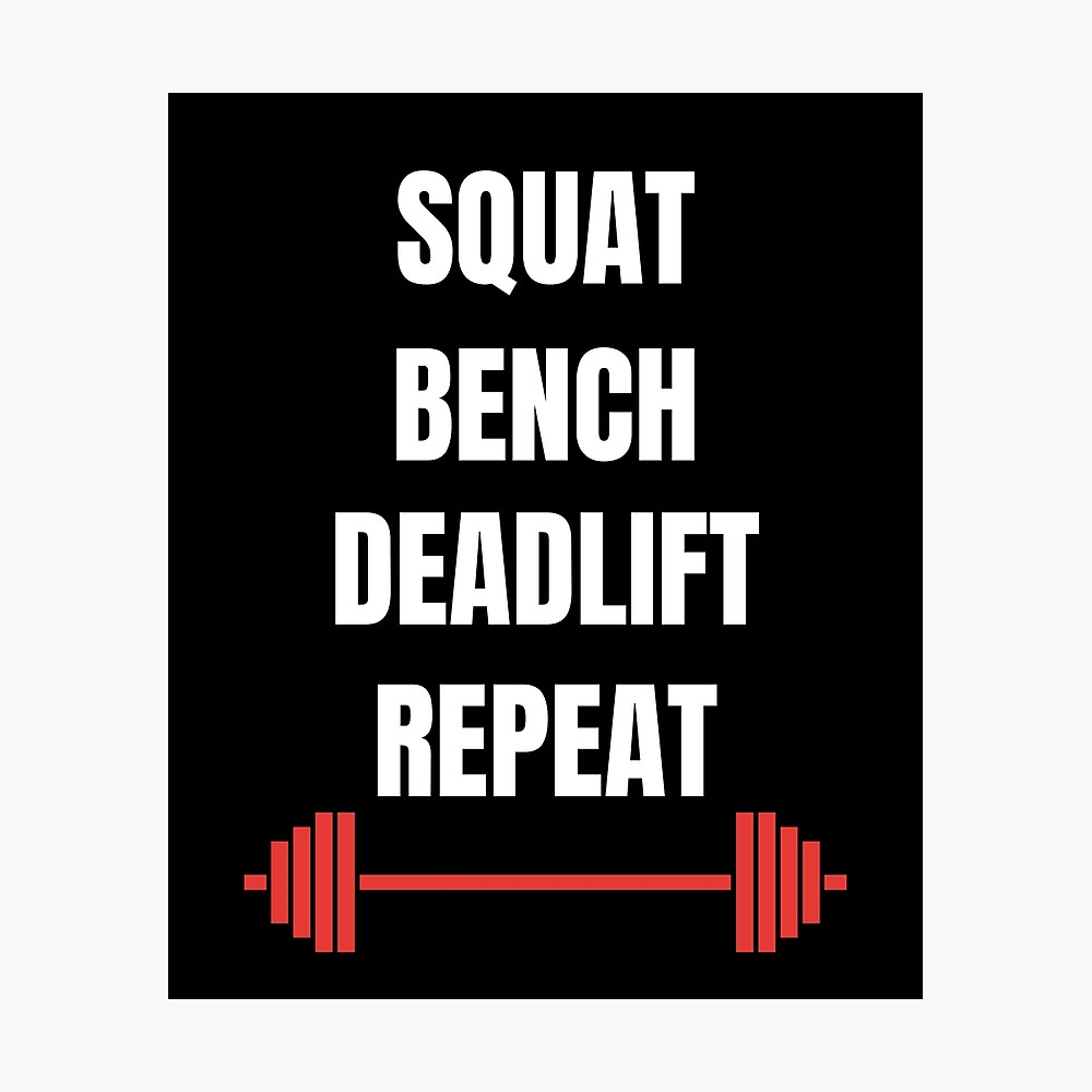 Premium Vector Squat Bench Gym Fitness Motivational Quote With Grunge ...