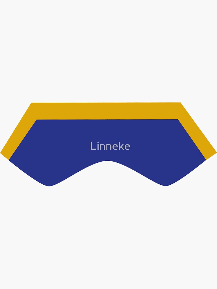 "Captain Man Mask" Sticker for Sale by Linneke | Redbubble