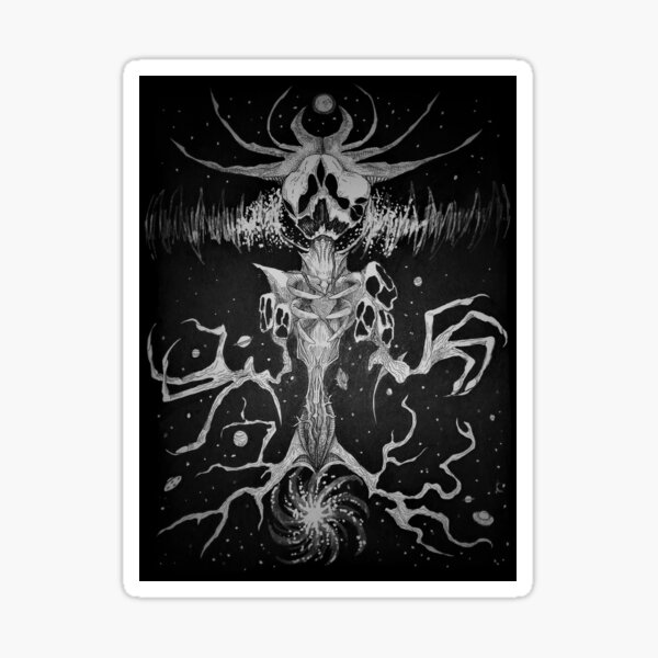 "Dark Matter" Sticker for Sale by Queen-Aquene | Redbubble
