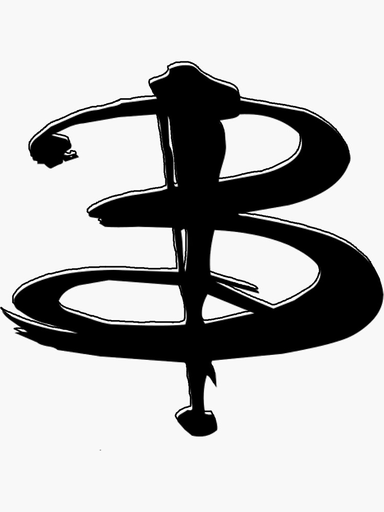 "The Buffy B" Sticker for Sale by kall4431 | Redbubble