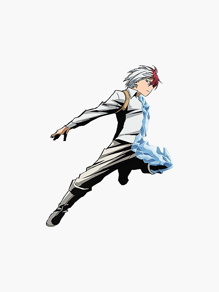 "Todoroki MHA" Sticker by Evangelanist | Redbubble