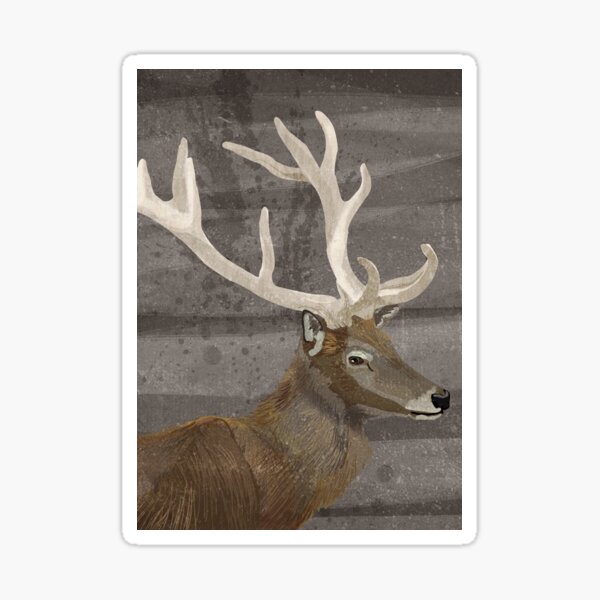 "Stag" Sticker for Sale by katherineblower | Redbubble