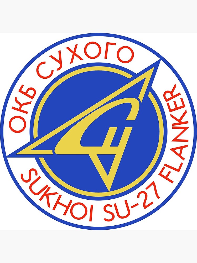 "Sukhoi Su-27 Flanker-Logo" Kunstdruck von Leonardo-Dilena | Redbubble