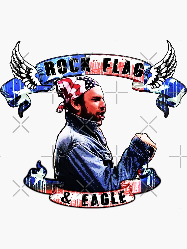 "Rock, Flag and eagle" Sticker for Sale by JTK667 | Redbubble