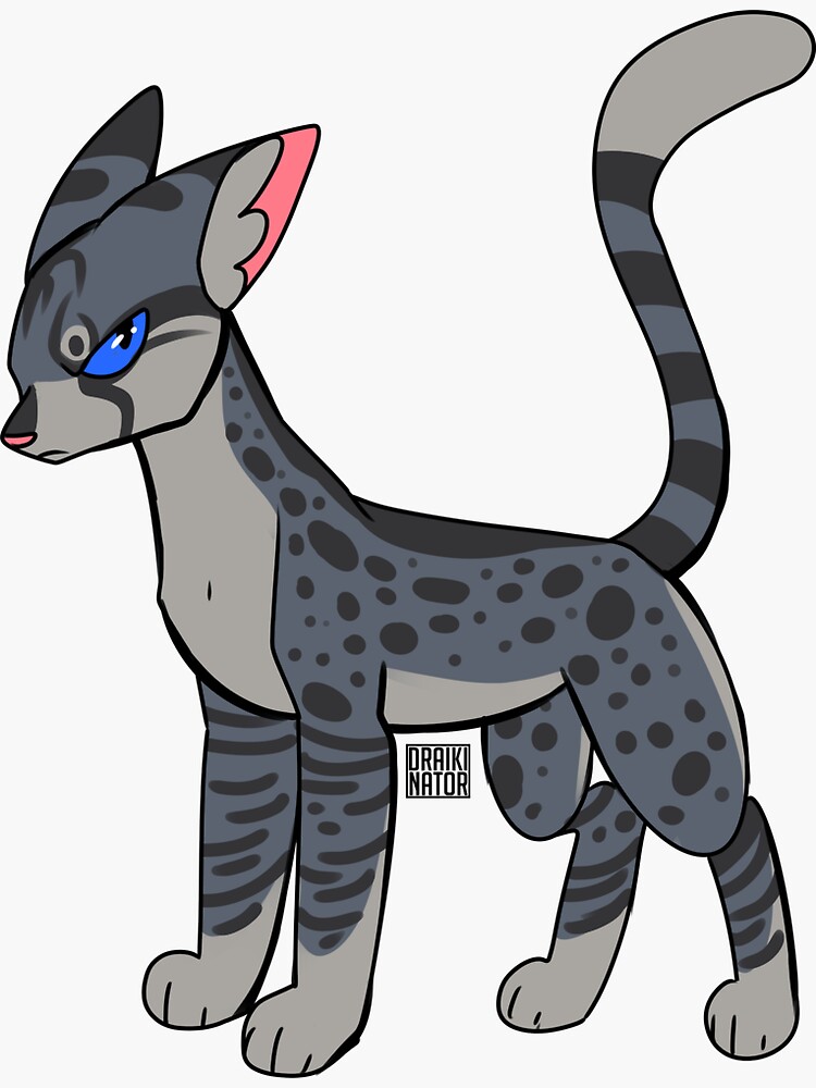 "Ashfur" Sticker by Draikinator | Redbubble