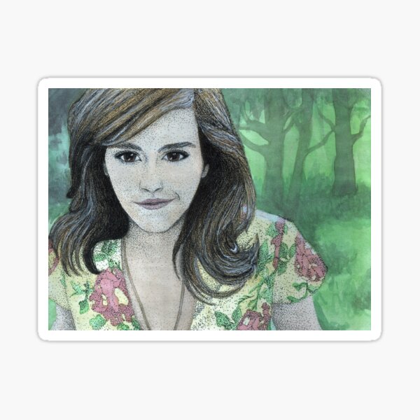 "Emma Watson" Sticker for Sale by damsamiam | Redbubble
