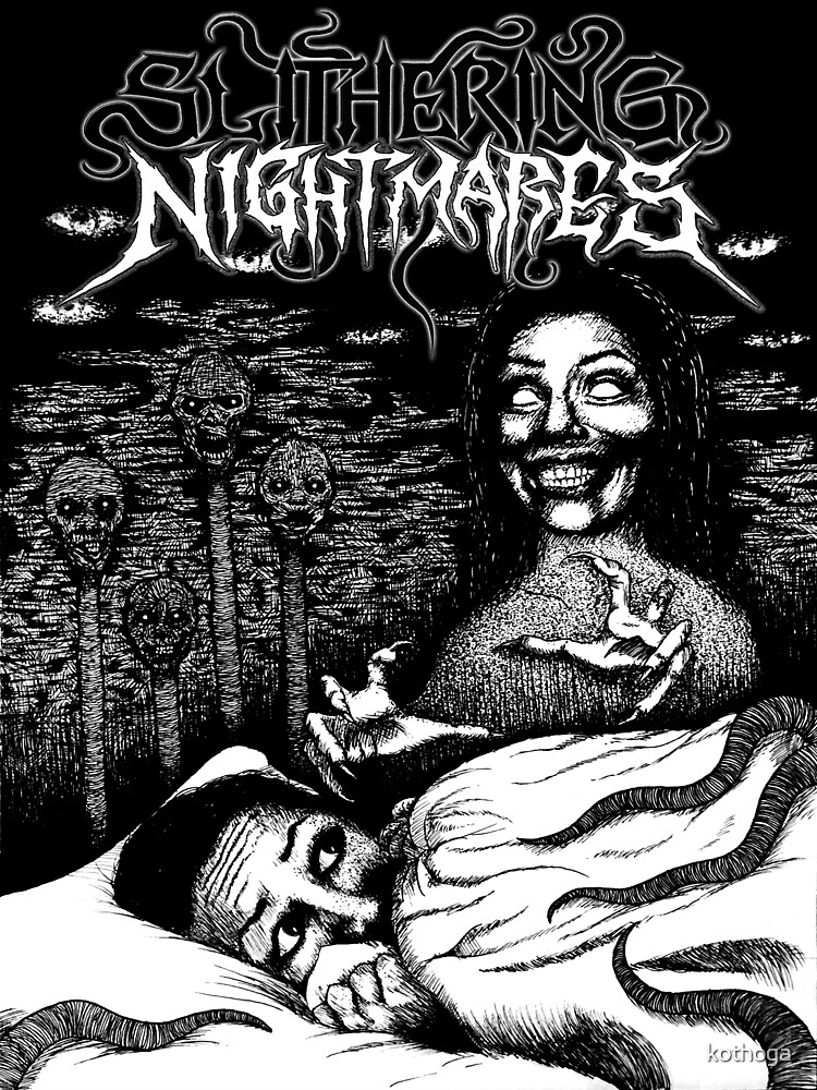 Póster «Exclusivo "Nightmare Encounter" con SLITHERING NIGHTMARES Logo ...