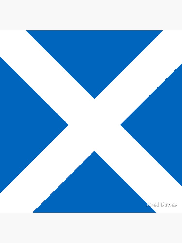 "Scotland: Scottish Flag (Saltire)" Sticker for Sale by Jared Davies ...