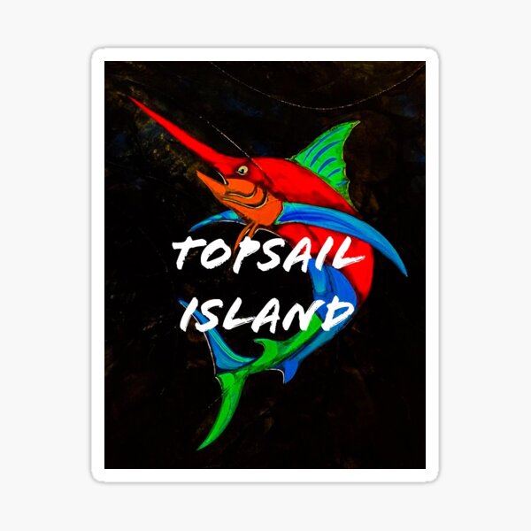 "Topsail Island " Sticker by barryknauff | Redbubble