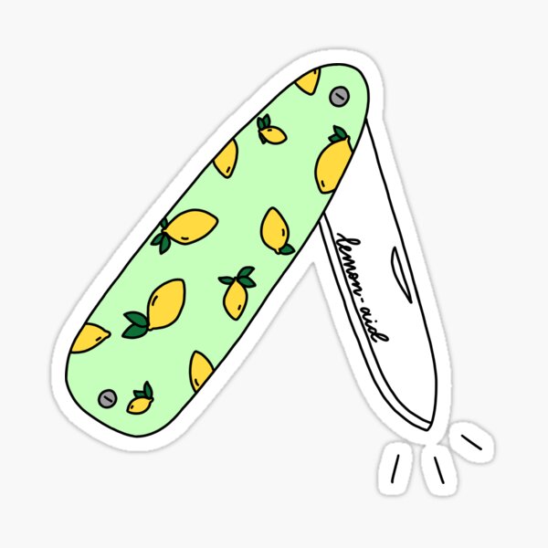 "Lemon-aid" Sticker for Sale by mickeemariee | Redbubble