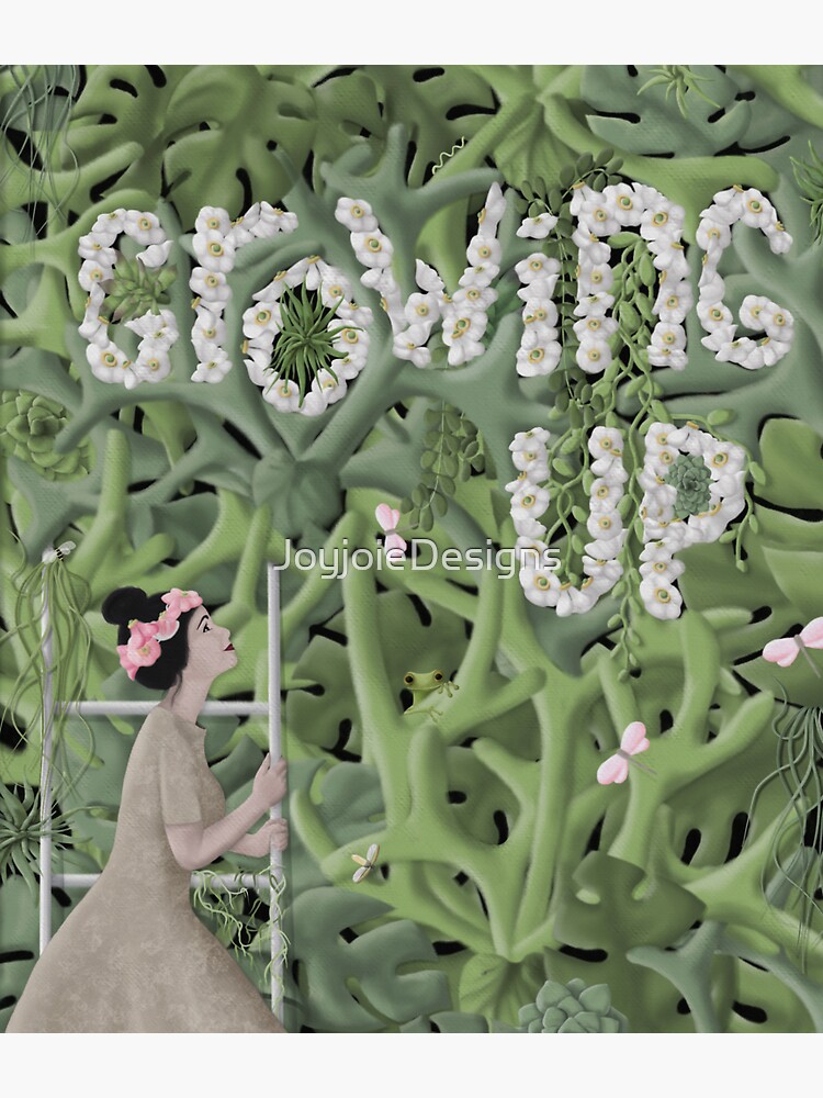 "Growing Up" Sticker for Sale by JoyjoieDesigns | Redbubble