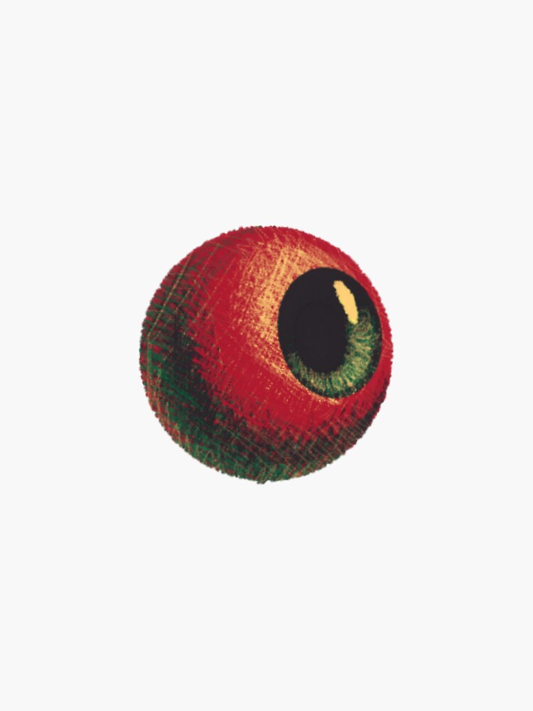 "EYEBALL" Sticker for Sale by WADIDA | Redbubble