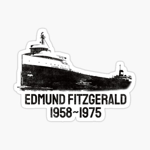 "Edmund Fitzgerald. #3" Sticker for Sale by EunsooLee | Redbubble