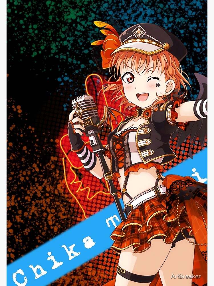 "Punk Rock Chika Takami" Poster for Sale by Artbreaker | Redbubble