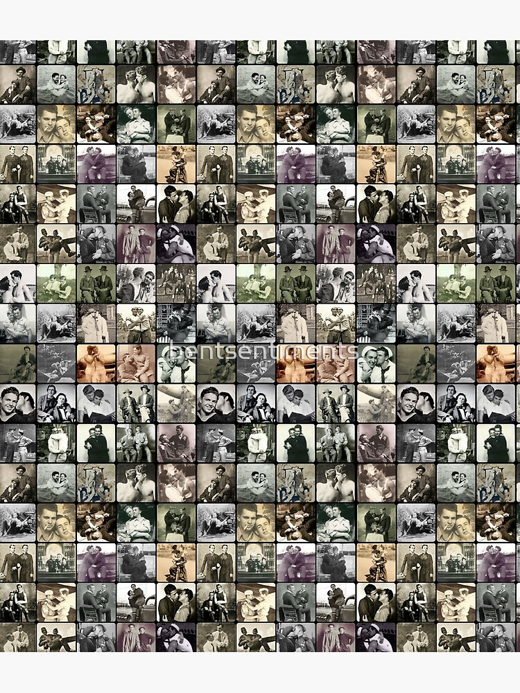 "Vintage Gay Men Collage From Bent Sentiments" Art Print by ...