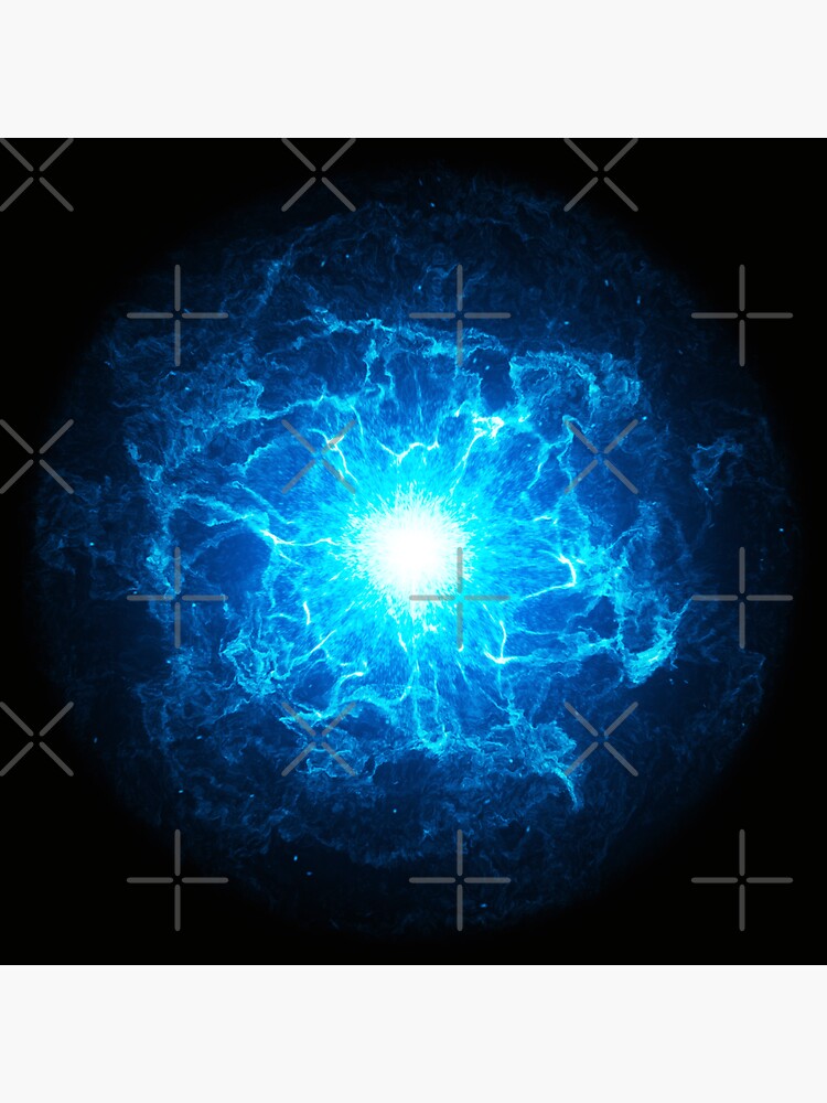 "Blue Glowing Energy Ball " Sticker by dani3315 | Redbubble