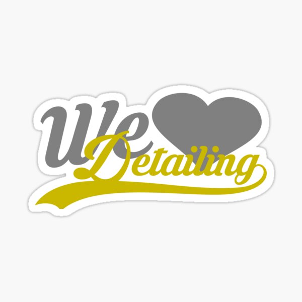 Detailing Stickers | Redbubble