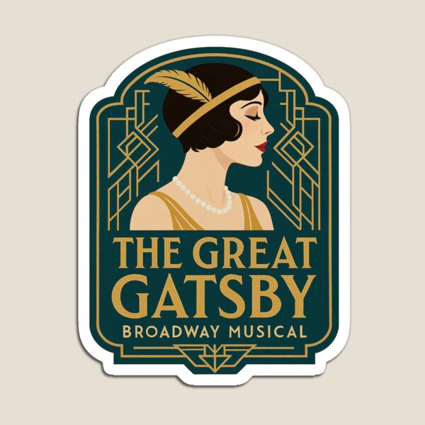 The Great Gatsby Theatre Magnets for Sale | Redbubble