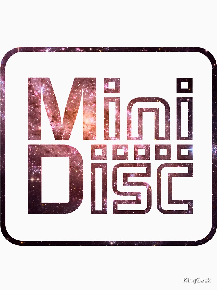 "Galaxy Minidisc Media Format Logo" T-shirt by KingGeek | Redbubble