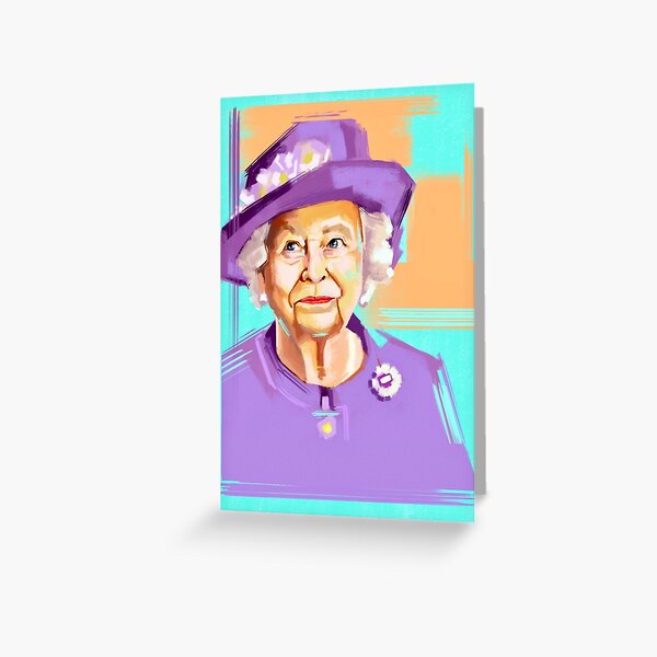 Queen Elizabeth Greeting Cards | Redbubble