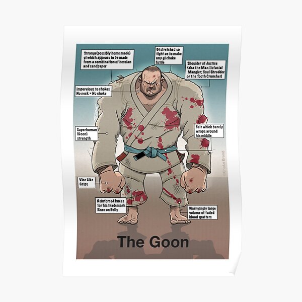 "Beware The Goon" Poster by CHOKEBRAND | Redbubble