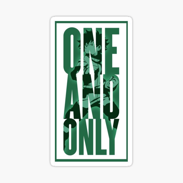 "One And Only" Sticker for Sale by chrispierreart | Redbubble