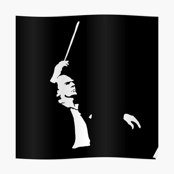 "Orchestra Conductor" Poster by vivalarevolucio | Redbubble