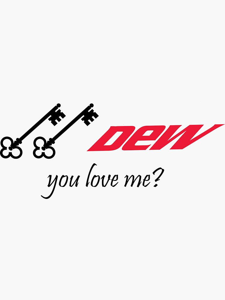 "keke do you love me?" Sticker for Sale by cwbbarry | Redbubble