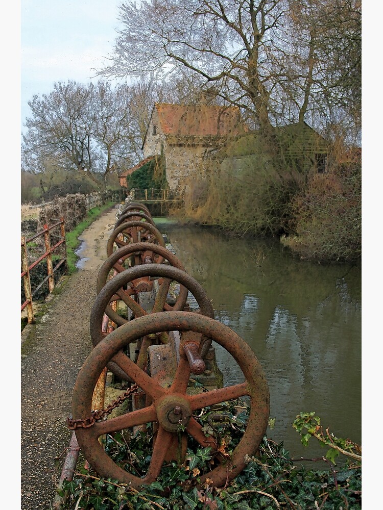"Stour Valley Way: Fiddleford Mill" Poster for Sale by RedHillDigital ...