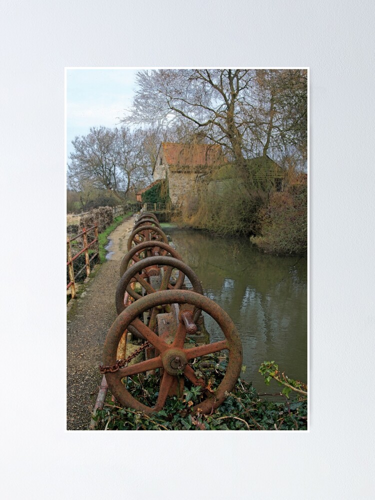 "Stour Valley Way: Fiddleford Mill" Poster for Sale by RedHillDigital ...