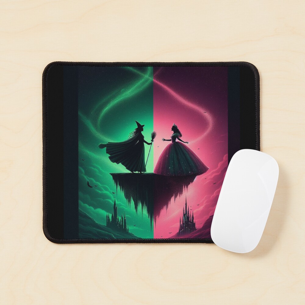 "Elphaba & Glinda Wicked the Musical Defying Gravity" Sticker for Sale ...