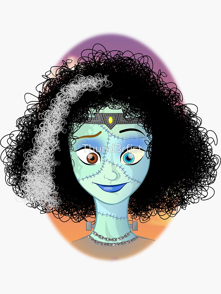 "Francine-Princess of Frankenstein's Castle" Sticker for Sale by ...