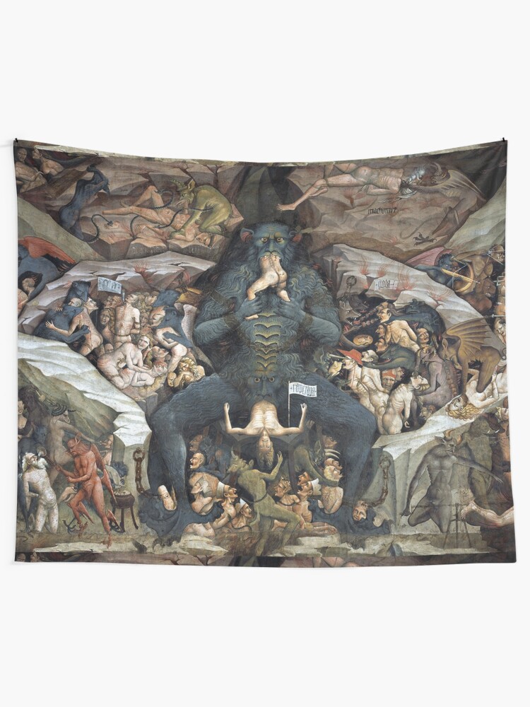 "HD Inferno (Hell), by Giovanni da Modena HIGH DEFINITION" Tapestry for ...