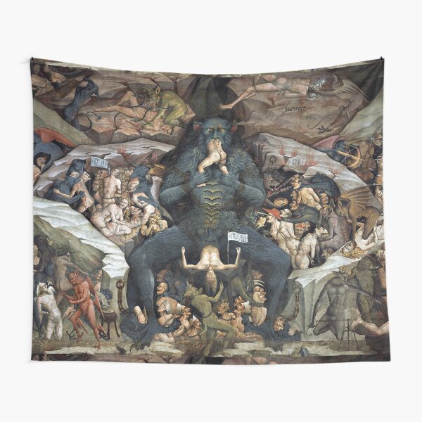 "HD Inferno (Hell), by Giovanni da Modena HIGH DEFINITION" Tapestry for ...