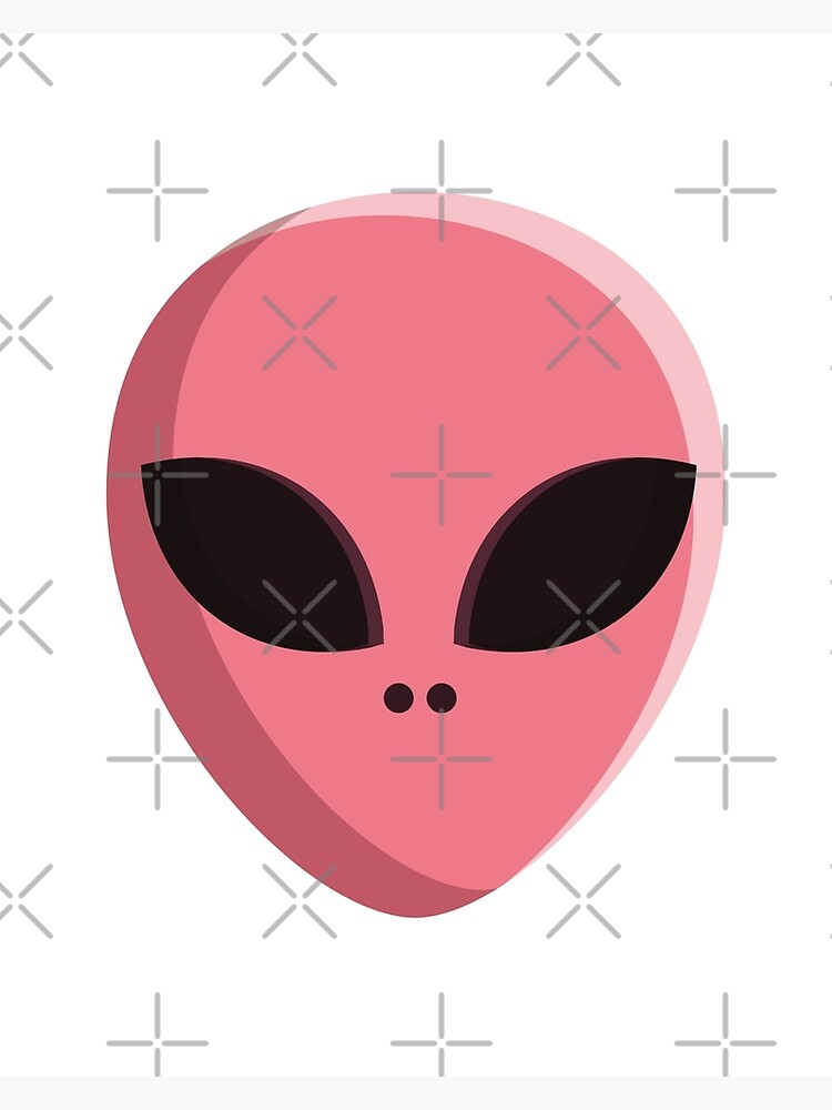 "Pink alien face" Photographic Print for Sale by bainermarket | Redbubble