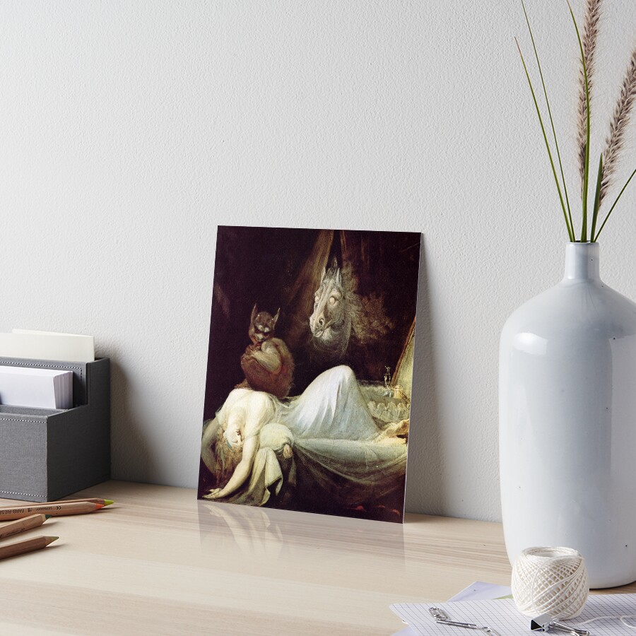 "HD The Nightmare, by John Henry Fuseli HIGH DEFINITION" Art Board ...