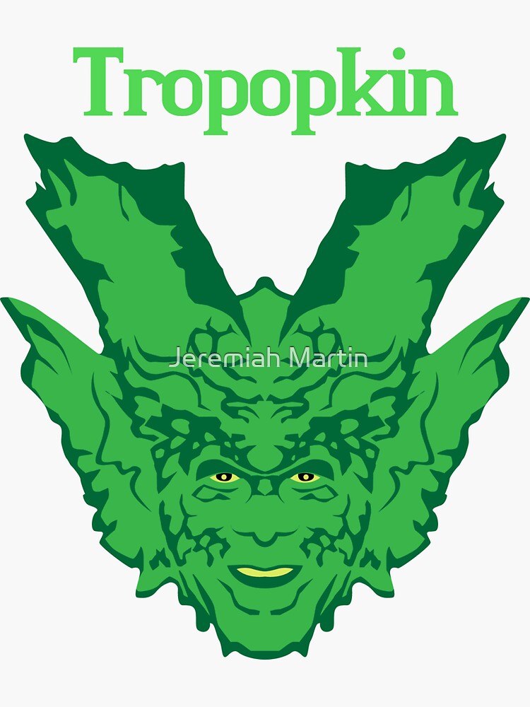 "Tropopkin" Sticker for Sale by Jeremiah Martin | Redbubble