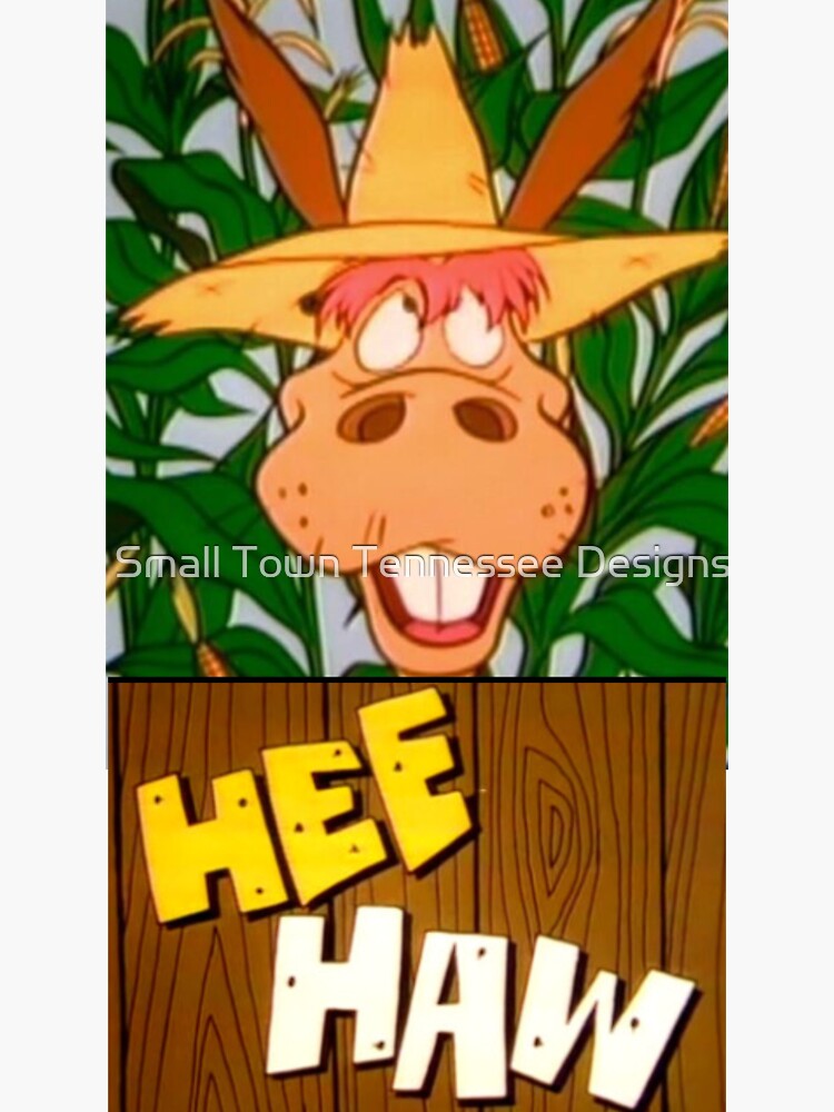 "Hee Haw tee" Sticker for Sale by TimShane | Redbubble