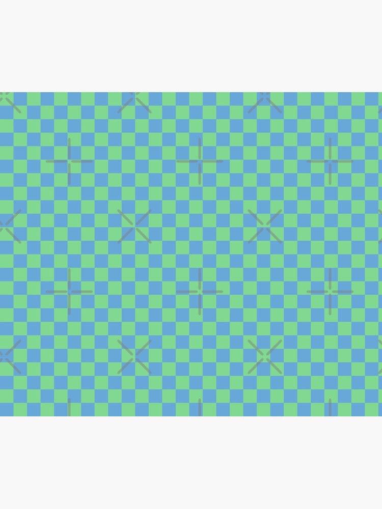 "Earthbound Blue and Teal Checkerboard" Tapestry for Sale by ...