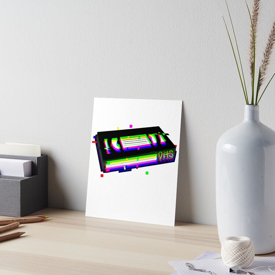 "VHS Tape Rewind Glitch - Vaporwave Aesthetic D E S I G N - Retro 90s ...