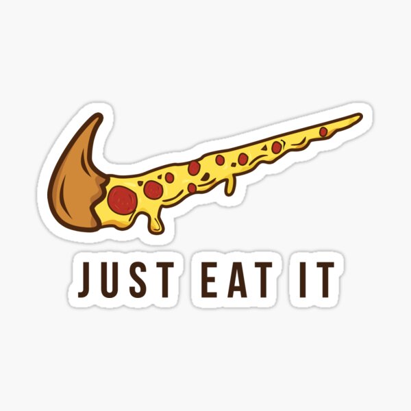 "Just Eat It" Sticker by -Dominik- | Redbubble