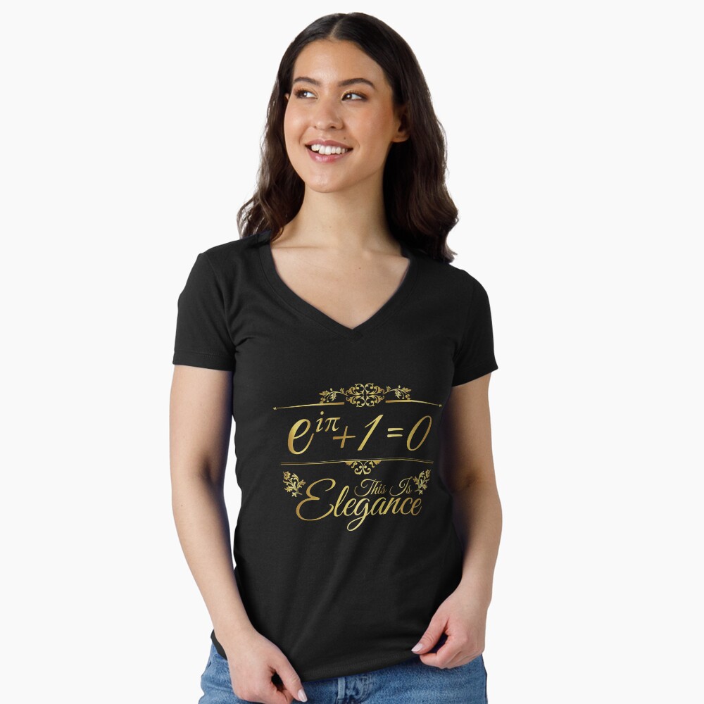 " Math T Shirt "most beautiful equation in mathematics"" Essential T ...