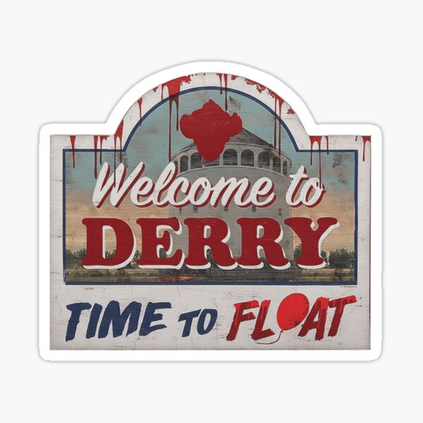 "Welcome to Derry (HD) High Definition Poster – Horror Sign Inspired by ...