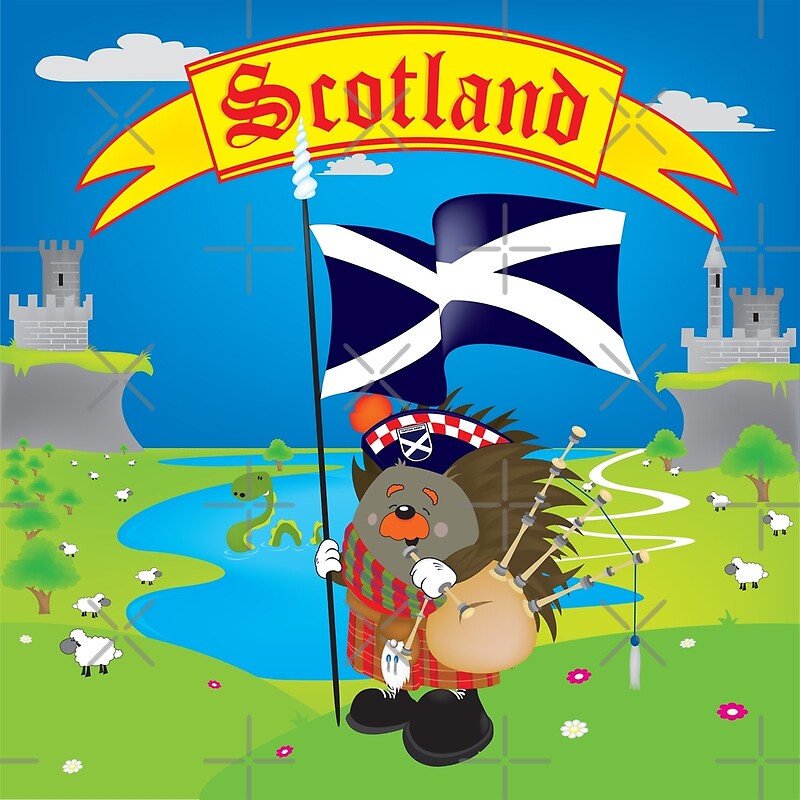 "Greetings from Scotland" by mangulica | Redbubble