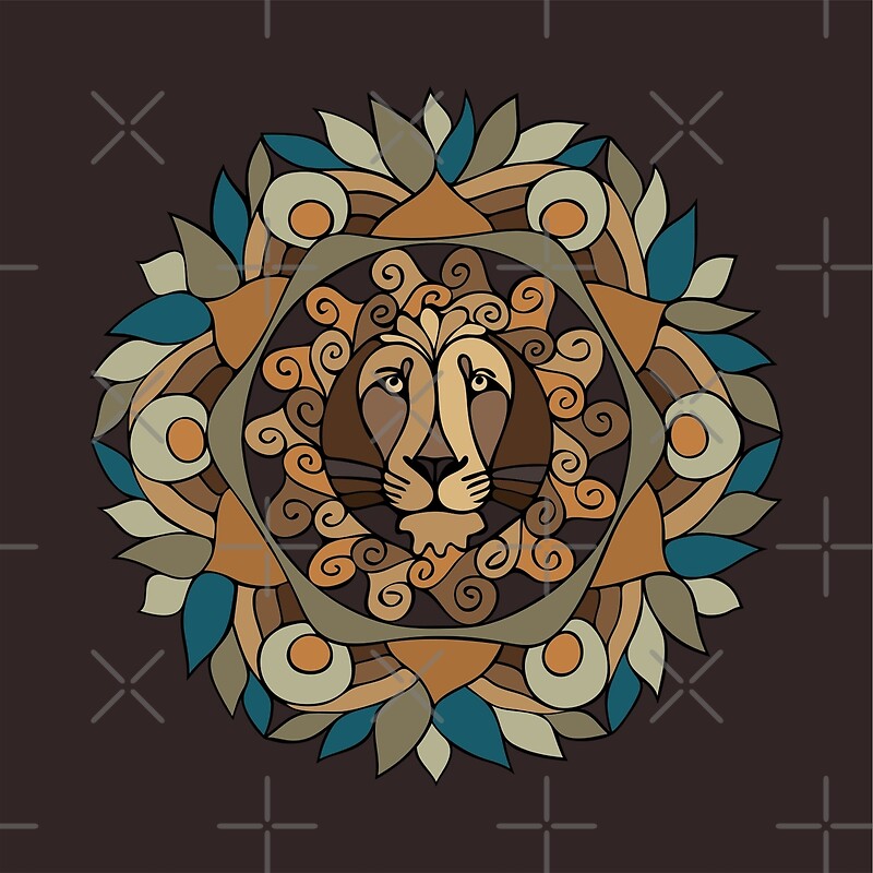 "MandaLion" by majoihart | Redbubble