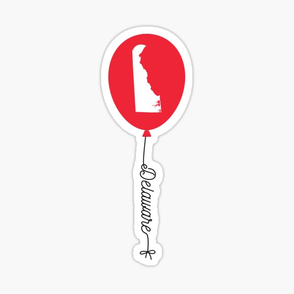 "Delaware State Balloon" Sticker for Sale by InspiredQuotes | Redbubble