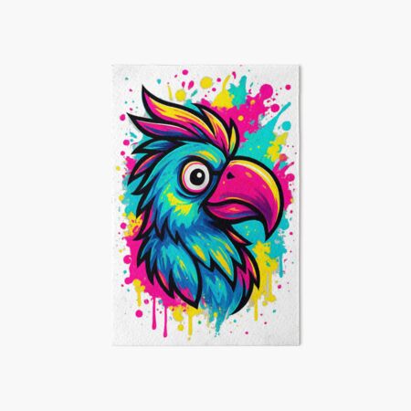 Galeriedruck for Sale mit "Bunter Neon-Vogel – Graffiti Street Art ...