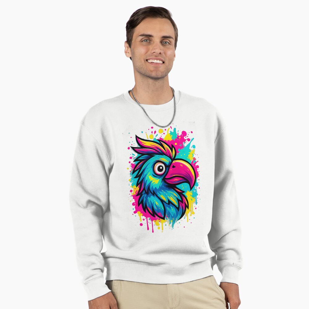 Galeriedruck for Sale mit "Bunter Neon-Vogel – Graffiti Street Art ...